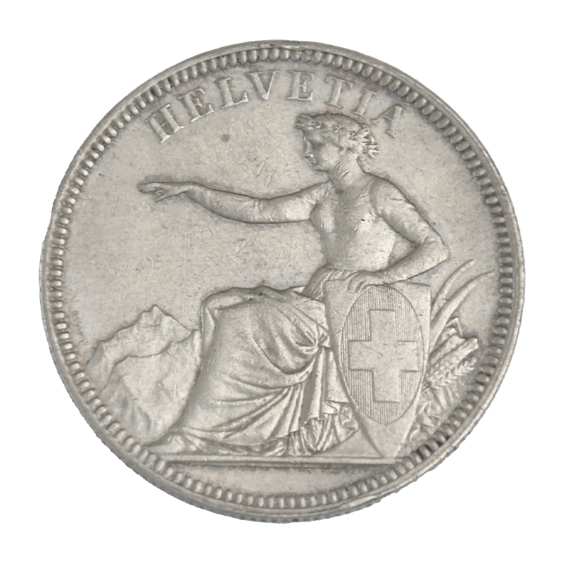 Schweiz 5 Franken - 1874 B. (sitzende Helvetia)